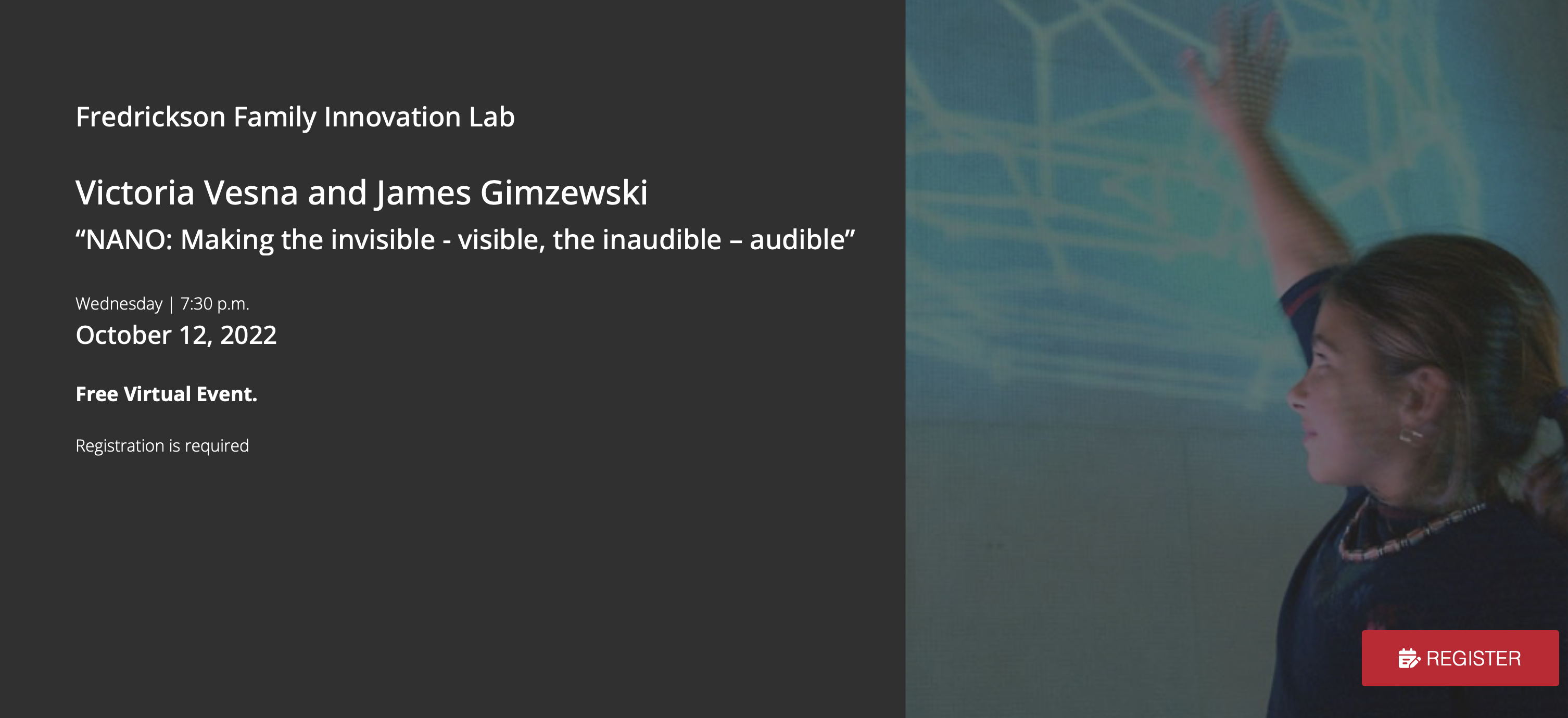 Lecture: “NANO: Making the invisible - visible, the inaudible – audible ...